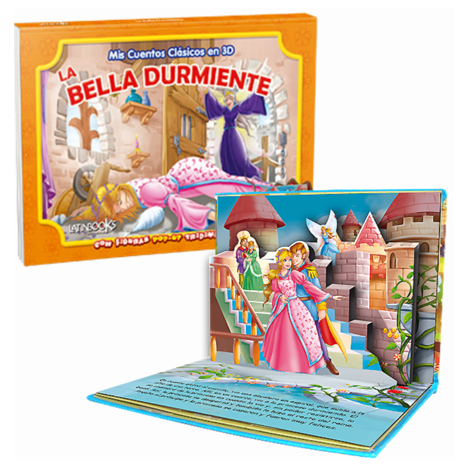 Mis cuentos clásicos en 3D - La bella durmiente (POP UP)